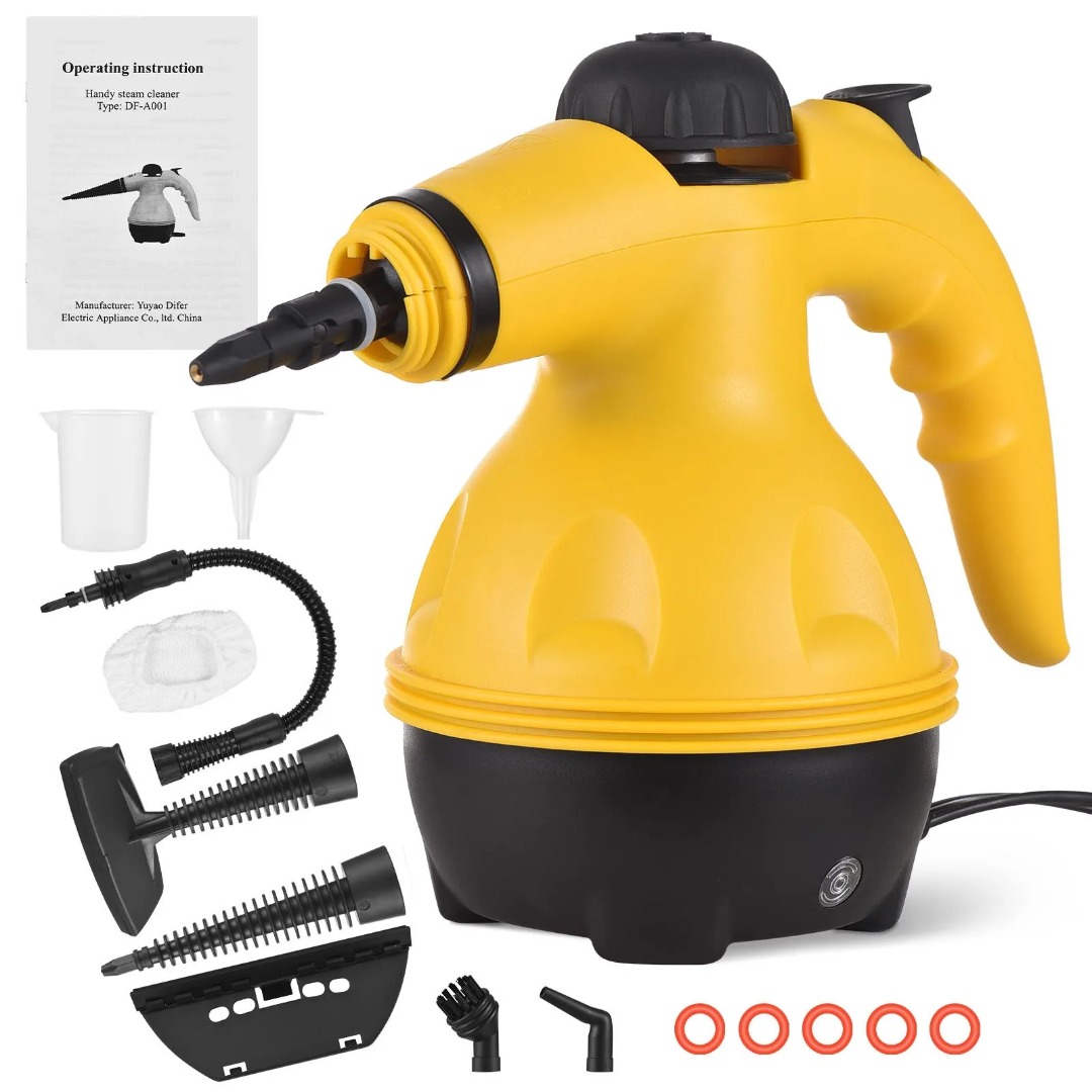 Multi Purpose Pressurized Handheld Steam Cleaner Hard Surface Steam ...