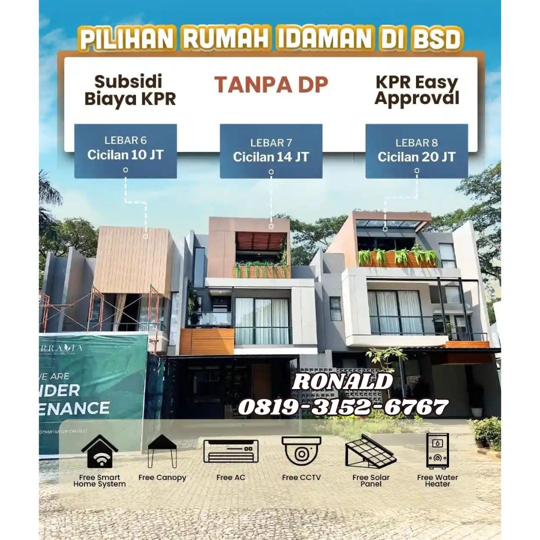 New Launching At Bsd City Homes Terravia LUXE segera huni 3lantai ...