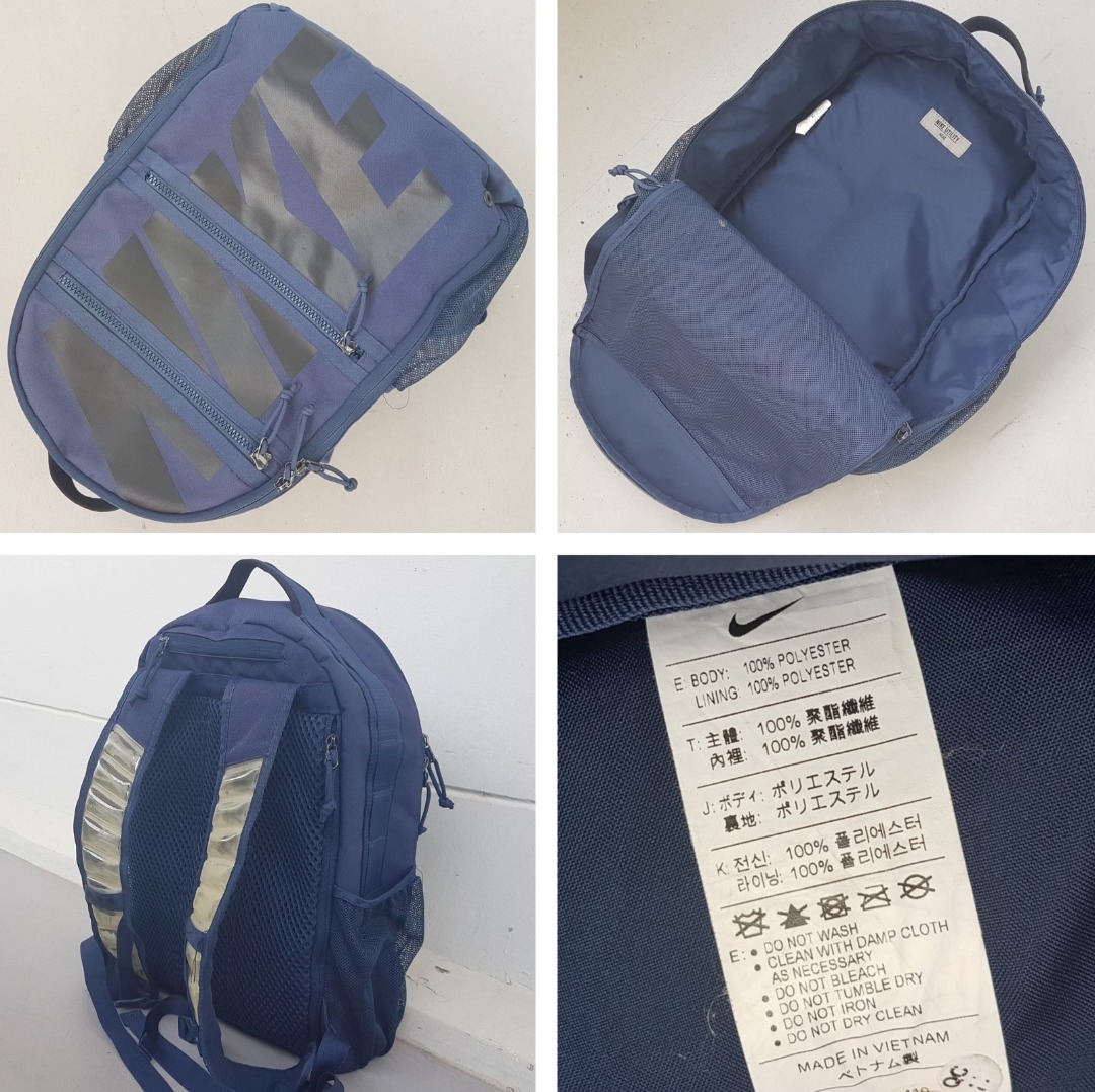 NIKE Backpack, NIKE UTILITY Heat Model, Cool Rucksack, Blue Haversack ...