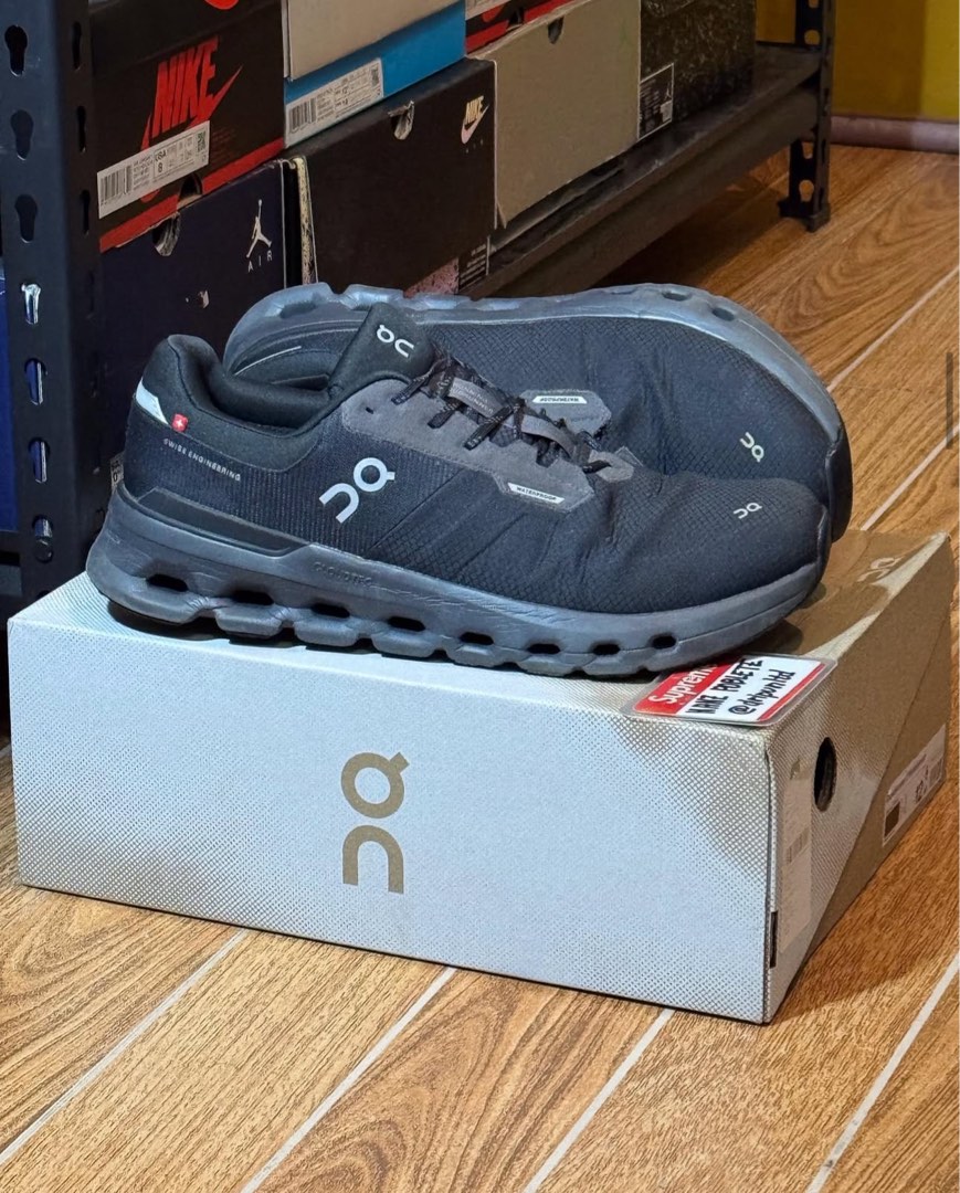 On Cloud Runner 2 Waterproof Black, Men's Fashion, Footwear, Sneakers ...