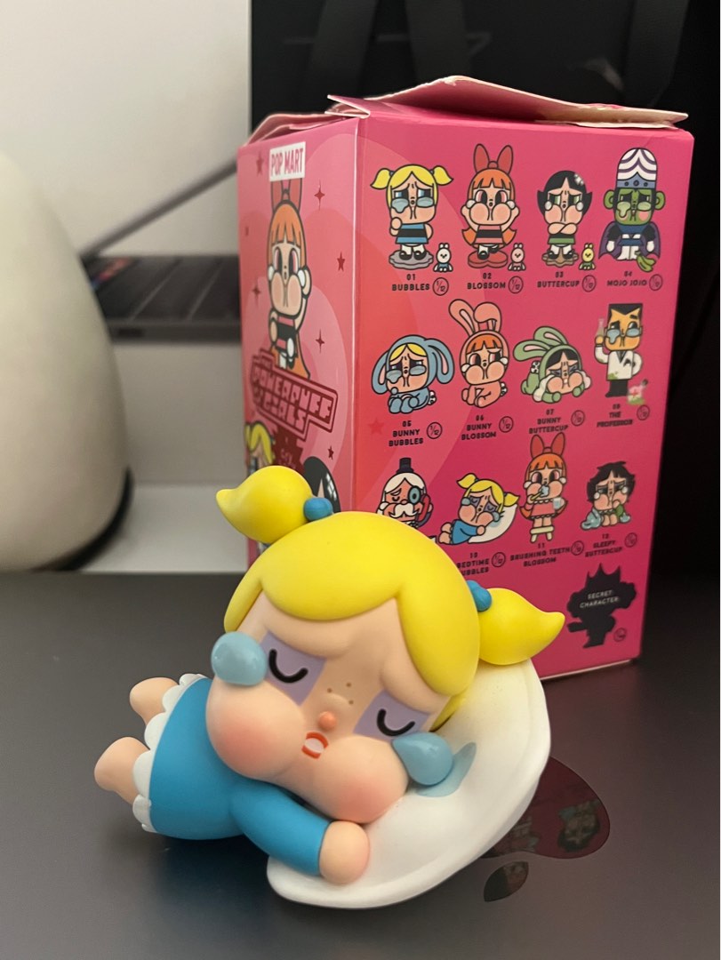 POP MART CryBaby × PPG Powerpuff Girls Series Figures - Bedtime Bubbles ...