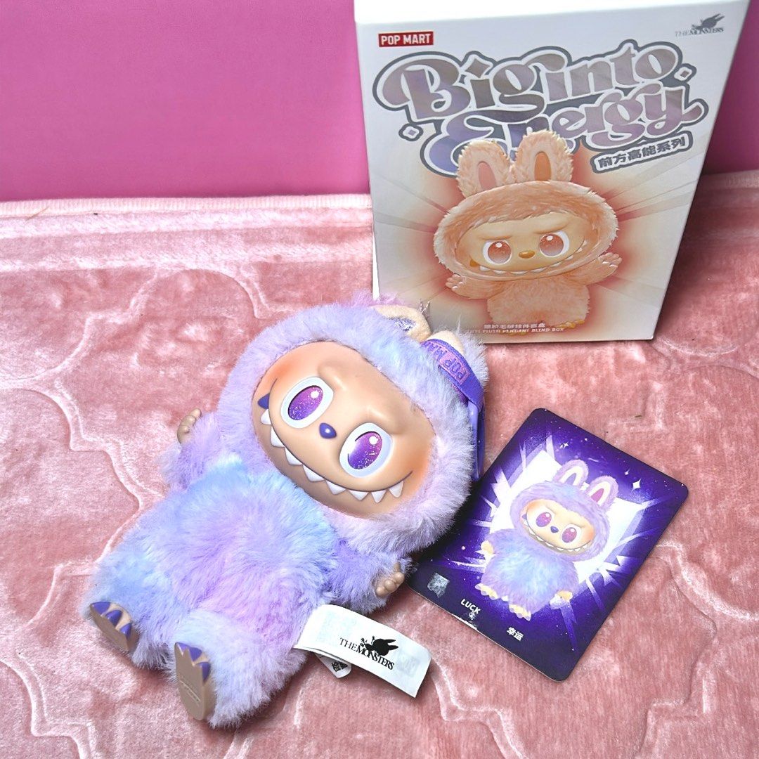 Popmart Pop Mart Labubu V3 Luck Purple Lilac Selected Original, Toys ...