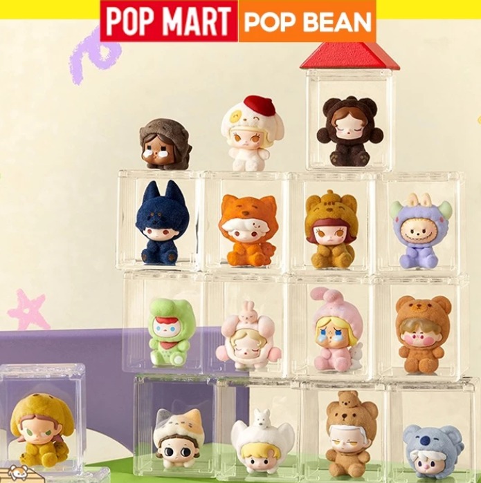 Popmart Popbean Pajama Cross Dressing Party Hacipupu, Zsiga, Sweetbean ...