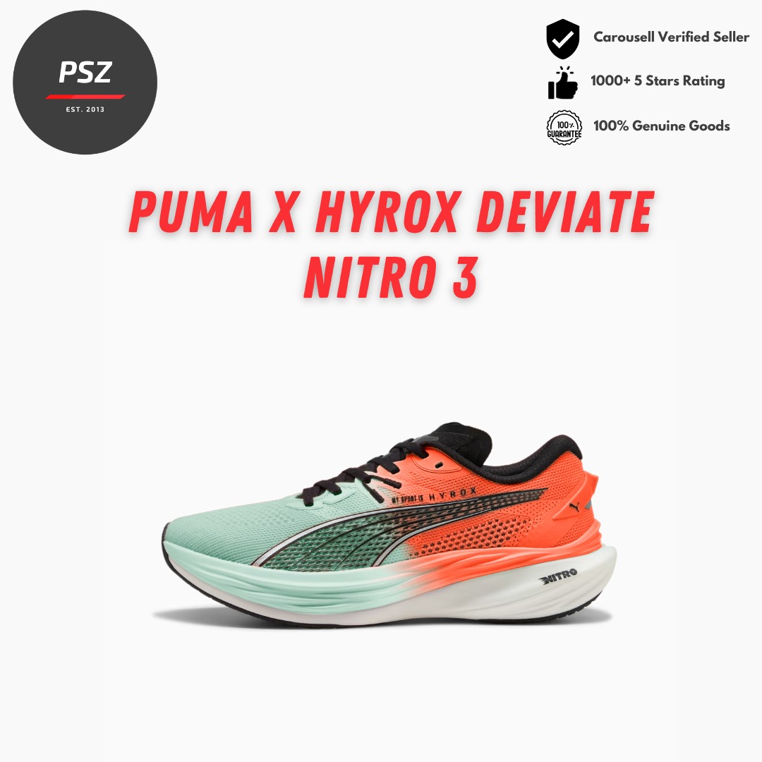 PUMA x HYROX Deviate NITRO 3, Men's Fashion, Activewear on Carousell