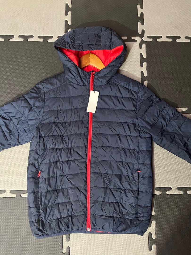 Quicksilver Puffer Jacket, Fesyen Pria, Pakaian , Baju Luaran di Carousell