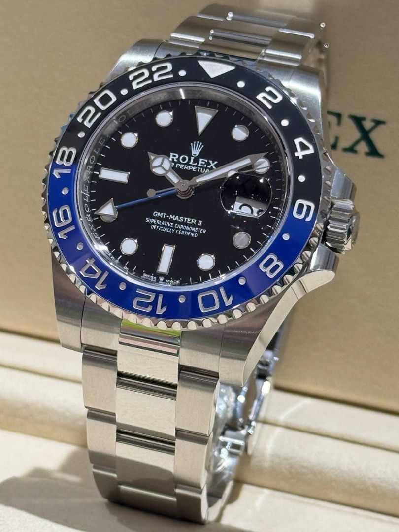 Rolex GMT-Master II 40mm Oyster 126710BLNR BATMAN 2025/6, Luxury ...