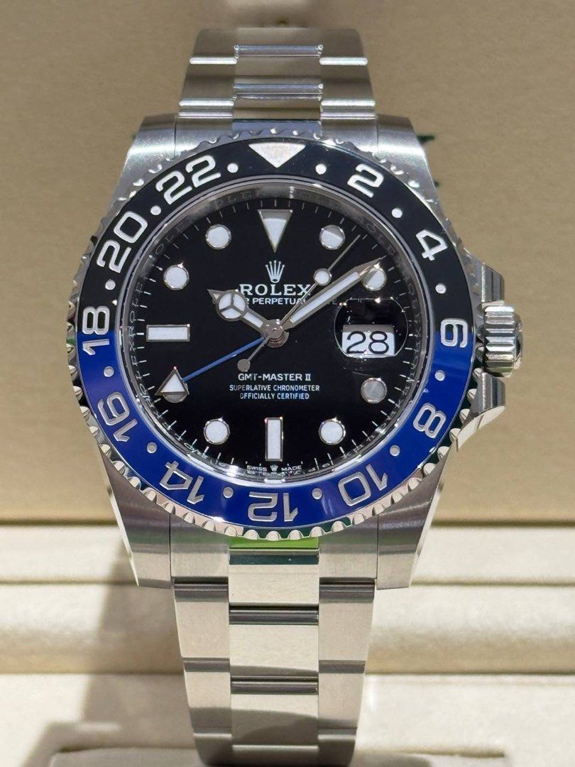 Rolex GMT-Master II 40mm Oyster 126710BLNR BATMAN 2025/6, Luxury ...