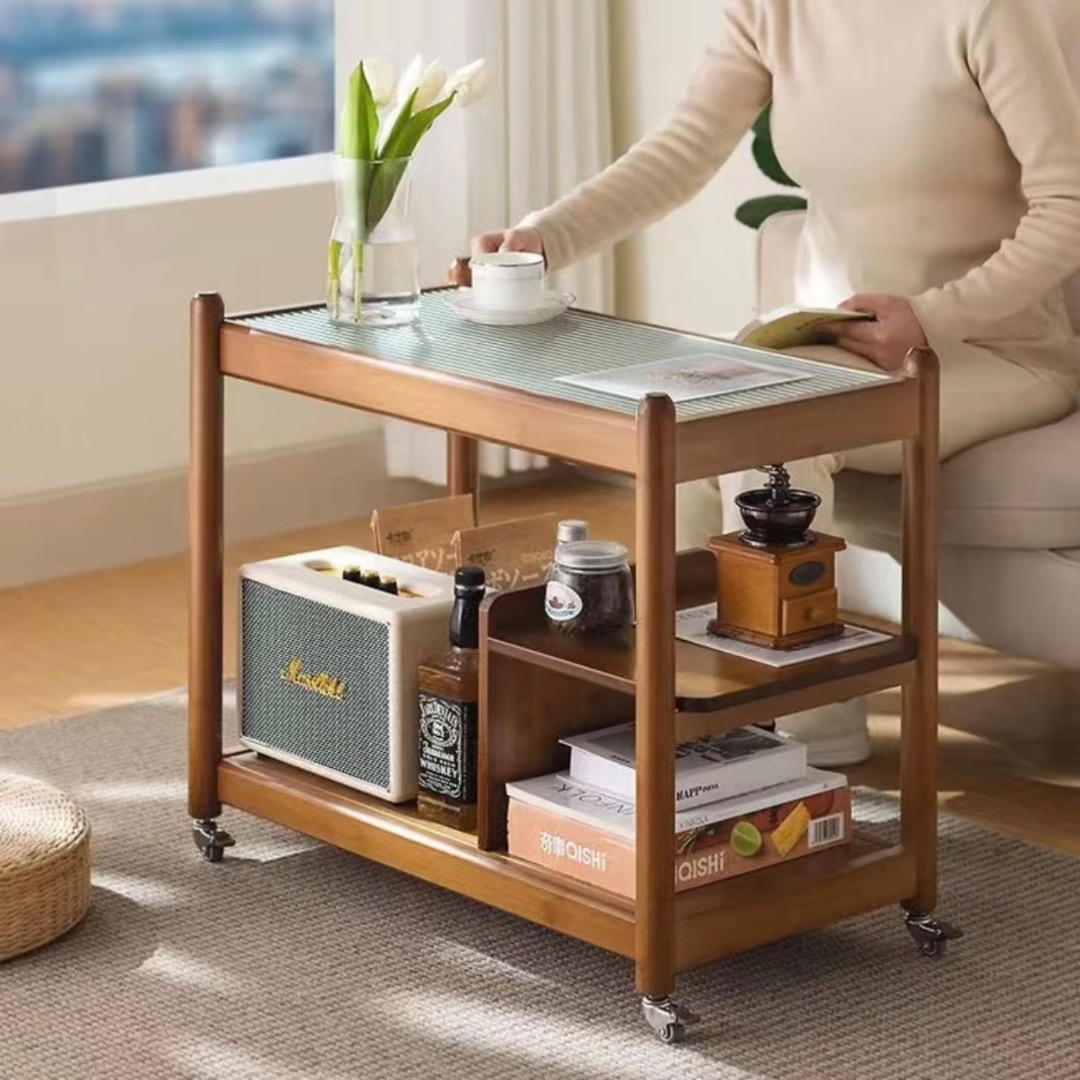 Rolling Tea Table | Trolley Serving Cart | Side Serving Table | Rolling ...