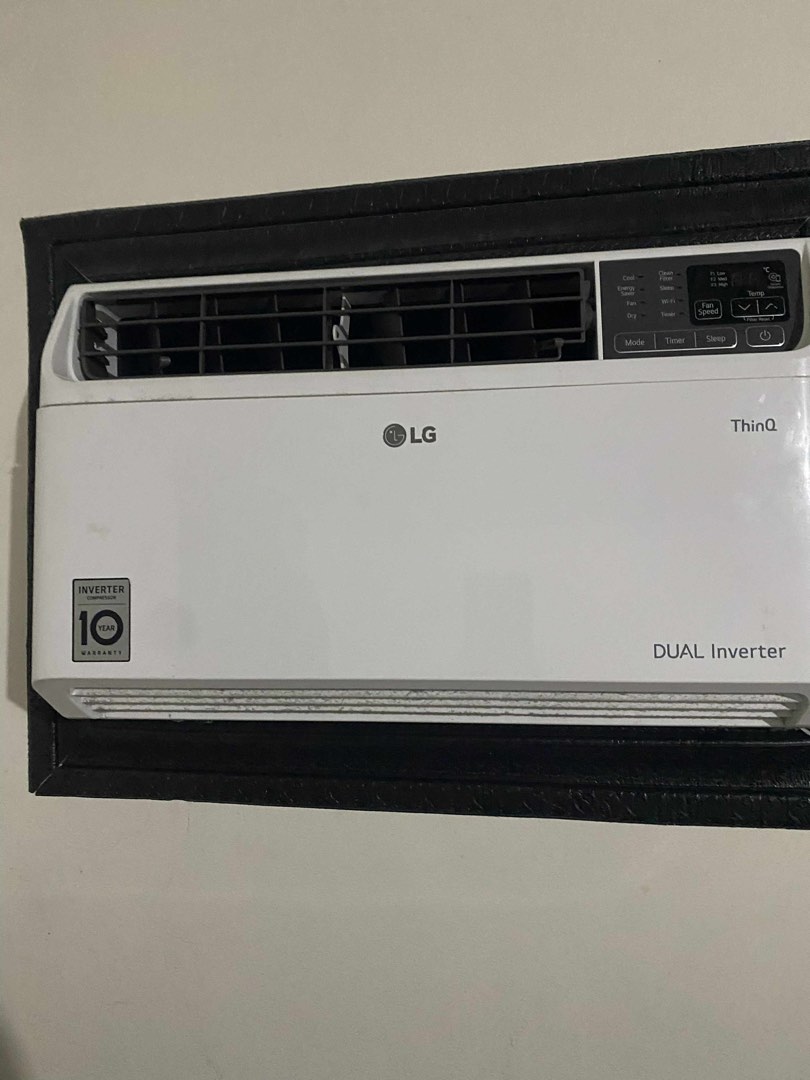 RUSH! LG Window Type Inverter 1HP Aircon, TV & Home Appliances, Air ...