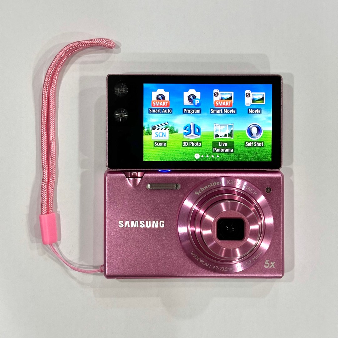 PRISTINE | rare samsung mv800 "cherry blossom powder" pink flip screen ...