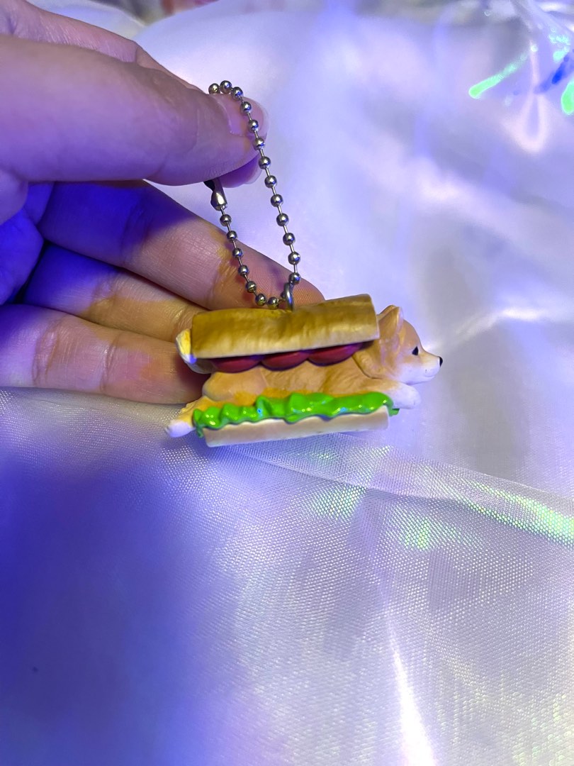Bandai Shiba Inu Dog in Sandwich Keychain (Rare) Inupan Returns ...