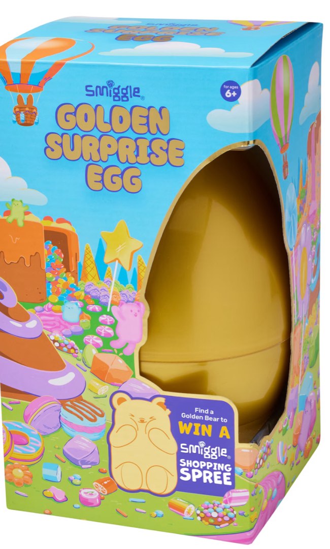 Smiggle Golden Surprise Egg Toy, Hobbies & Toys, Toys & Games on Carousell