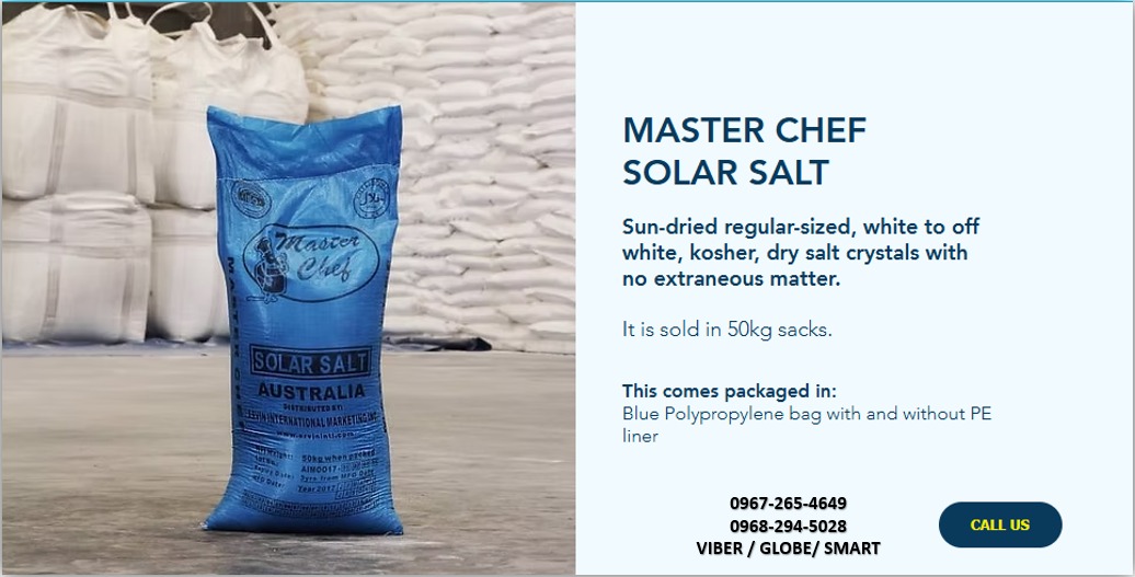 SOLAR SALT 50KG, Commercial & Industrial, Industrial Equipment on Carousell