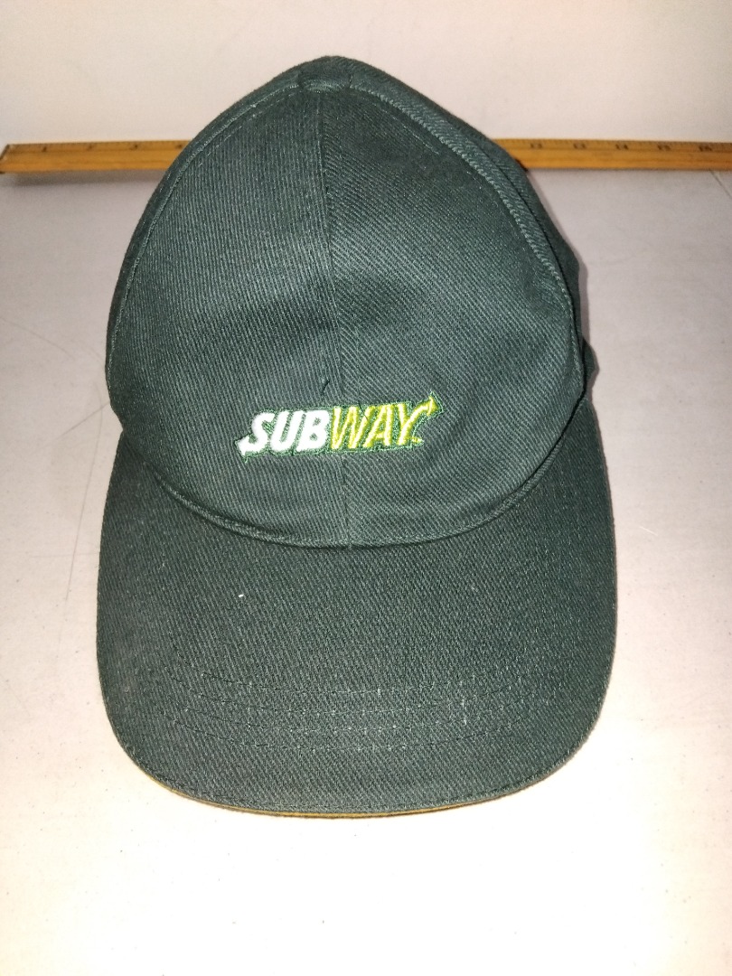 Subway Promotional Cap - Dark Green - embroidered, adjustable - Vintage ...