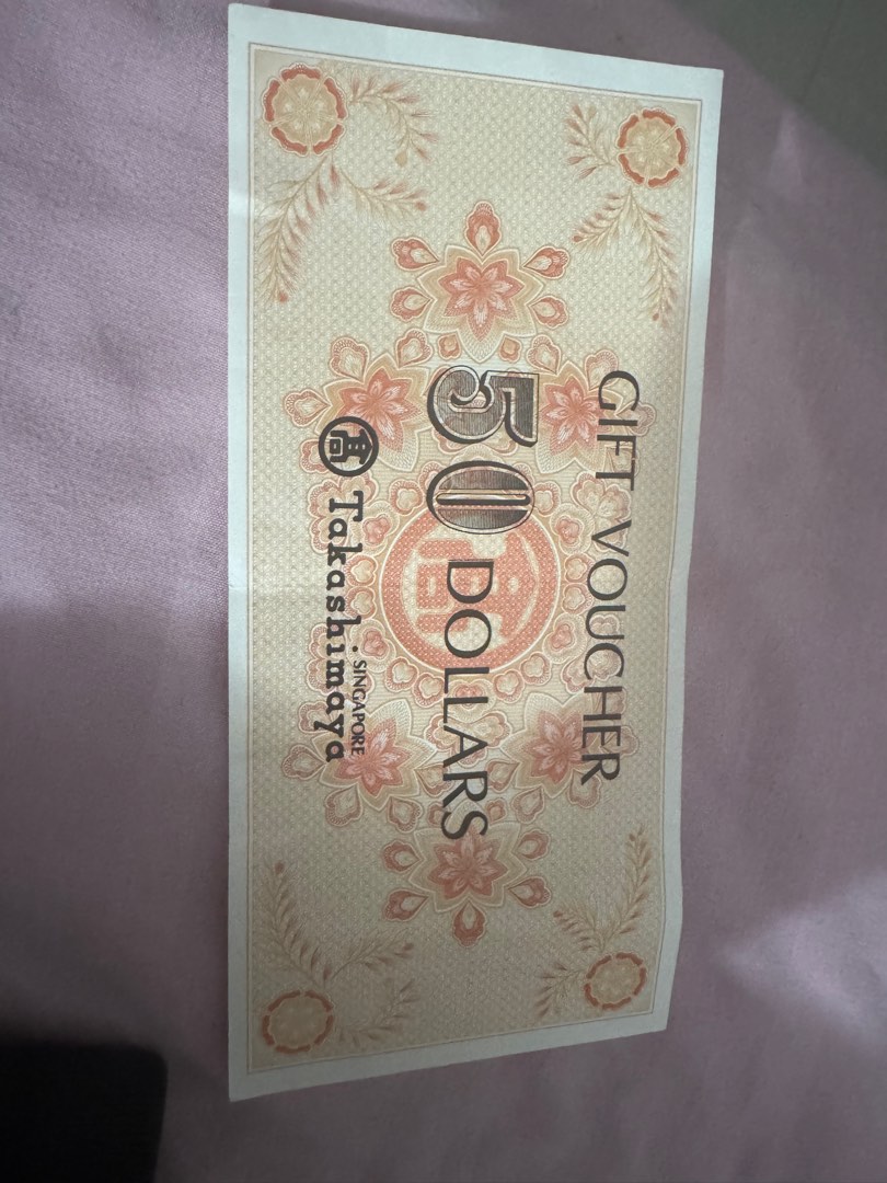takashimaya $50 voucher, Tickets & Vouchers, Vouchers on Carousell