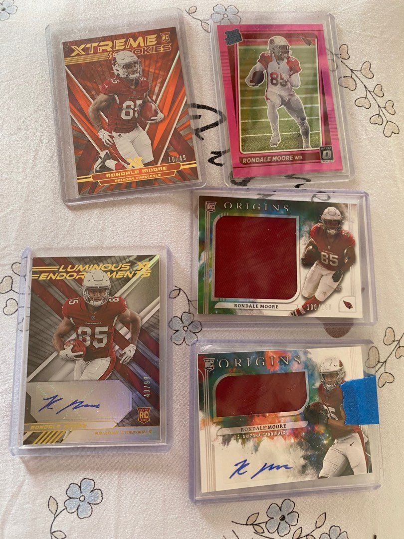 (Take All) Assorted NFL Cards - Rondale Moore, Hobbies & Toys ...