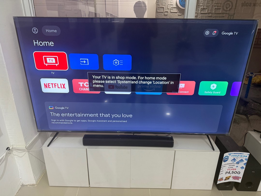 TCL 70P655 UHD google TV., TV & Home Appliances, TV & Entertainment, TV on Carousell