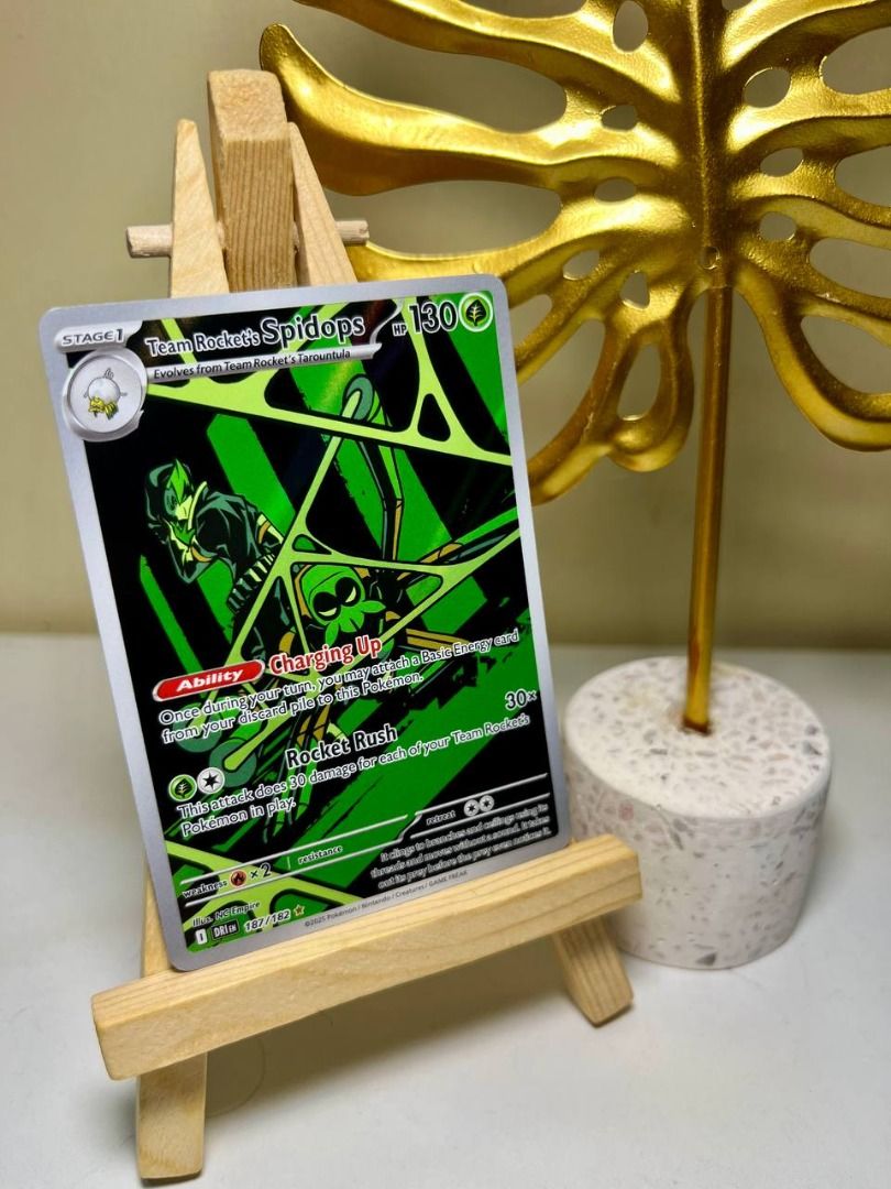 Team Rocket's Spidops 187/182 | SV10: Destined Rivals | Pokemon Trading ...