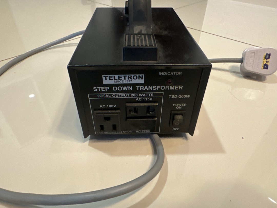 Teletron 200w transformer, Audio, Other Audio Equipment on Carousell