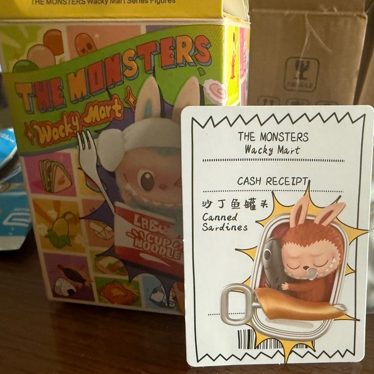 The Monsters Wacky Mart Canned Sardines (WTS ONLY), Hobbies & Toys ...