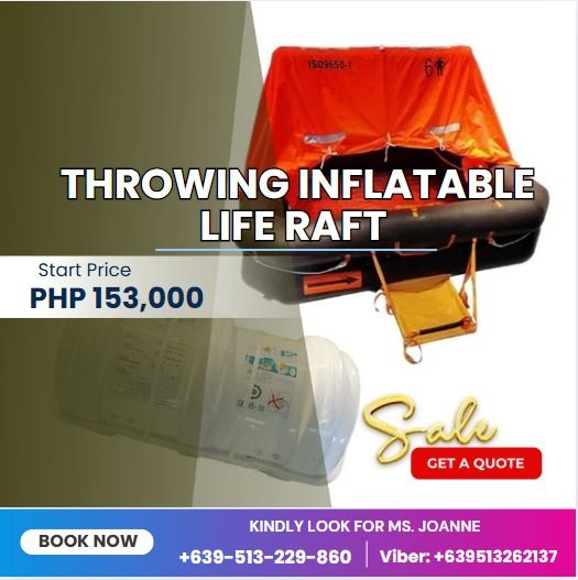 Throwing Inflatable Life Raft for 6 Person, Everything Else, Others on ...
