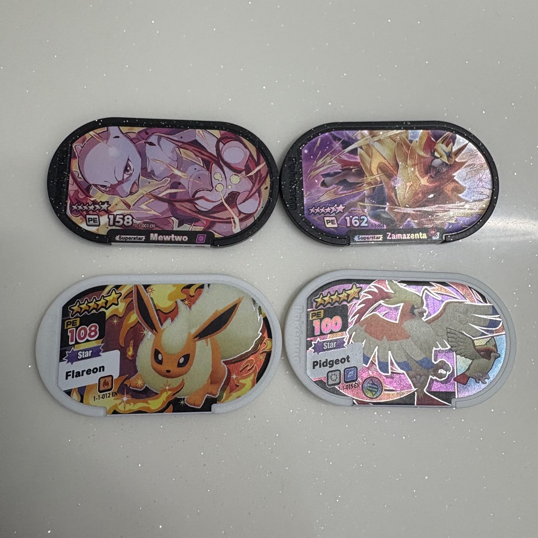 Trade: Pokemon MEZASTAR tags, Hobbies & Toys, Toys & Games on Carousell