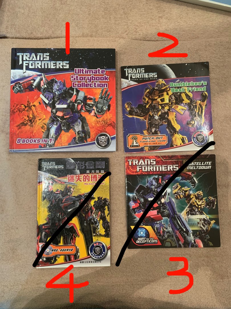 Transformers Story Book, 興趣及遊戲, 書本 & 文具, 兒童書籍 - Carousell