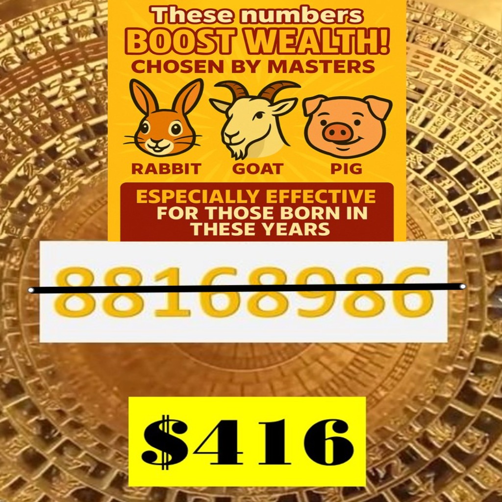 VIP Golden Mobile Numbers For Wealth & Business 1,6,8 Series), Unique ...