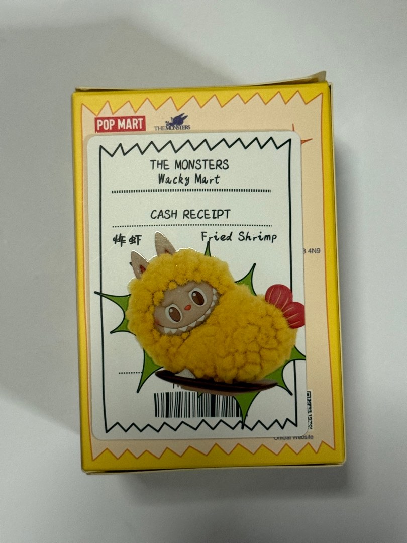Wacky mart labubu ( Fried Shrimp) blind box only , Hobbies & Toys, Toys ...