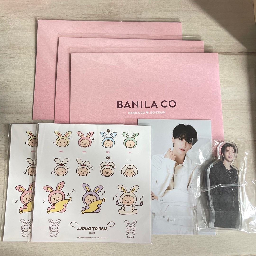[wts/lfb] PRICE REDUCED banila co jeonghan postcard set, artist made ...