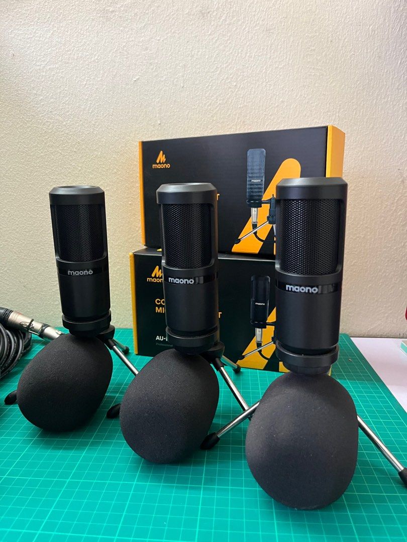 Zoom Podtrack P4 + MAONO PM360 3.5MM Microphone For Podcasting (3 unit ...