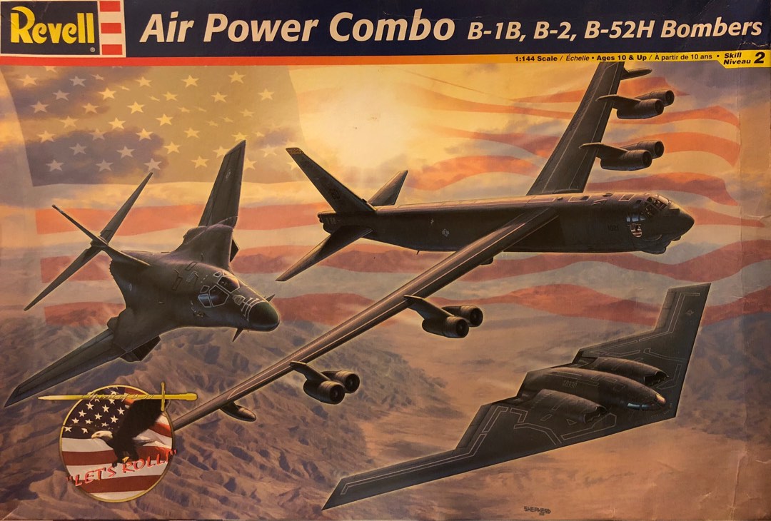 1/144 B-1B, B-2 and B-52, Hobbies & Toys, Toys & Games on Carousell