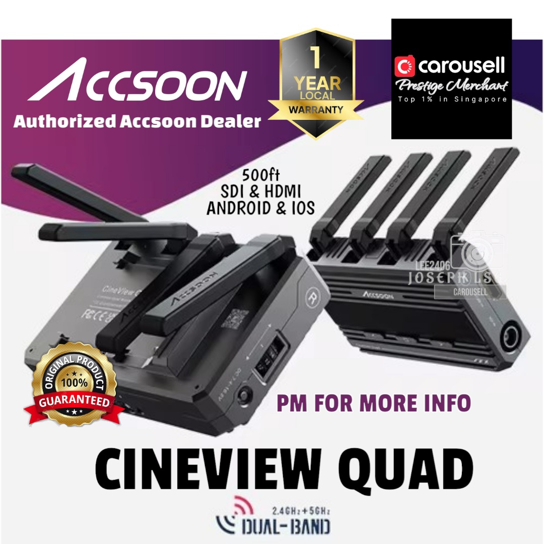 Accsoon CineView Quad Multi-Spectrum Wireless Video Transmission System ...