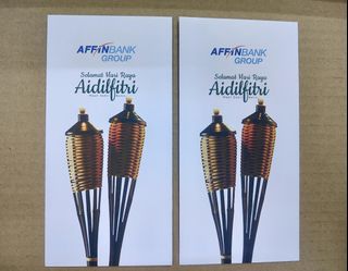 AFFIN BANK 2019 - SAMPUL RAYA, Hobbies & Toys, Collectibles ...
