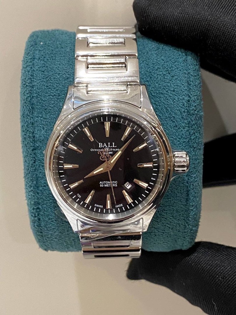 BALL FIREMAN VICTORY LADIES REF NL2098C BLACK DIAL 31MM AUTOMATIC WATCH ...