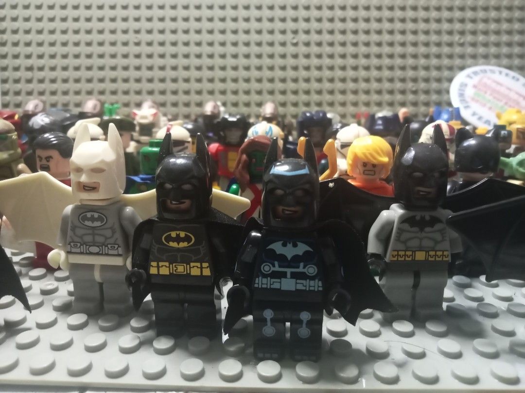 Batman Catwoman Aquaman Martian Man Minifigs Lego Compatible, Hobbies ...
