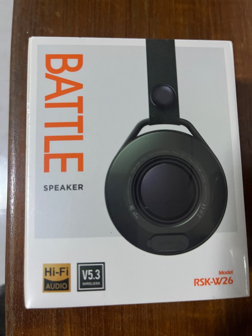 Battle Speaker RSK-W26 Outdoor Bluetooth Speaker, Audio, Soundbars ...