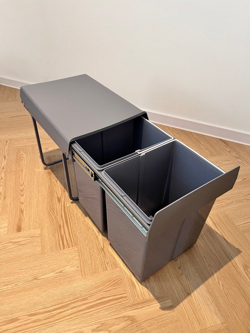 Built-in Waste Bin for Kitchen Cabinet, Furniture & Home Living ...