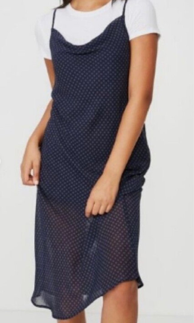Cotton On Midi/Maxi Cowl Neck Dress, Women's Fashion, Dresses & Sets ...