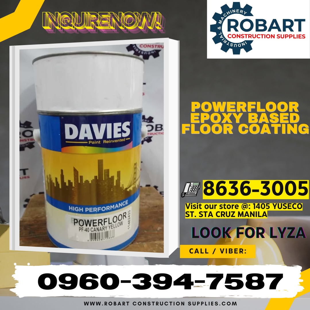 Davies Powerfloor Epoxy Based Floor Coating, Commercial & Industrial ...