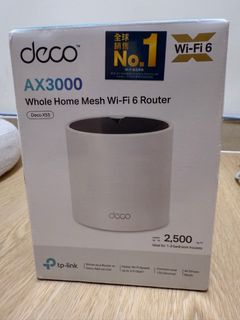 tp-link Deco AX3000 Whole Home Mesh Wi-Fi 6 Router 路由器, 電腦＆科技, 電腦周邊及配件 ...