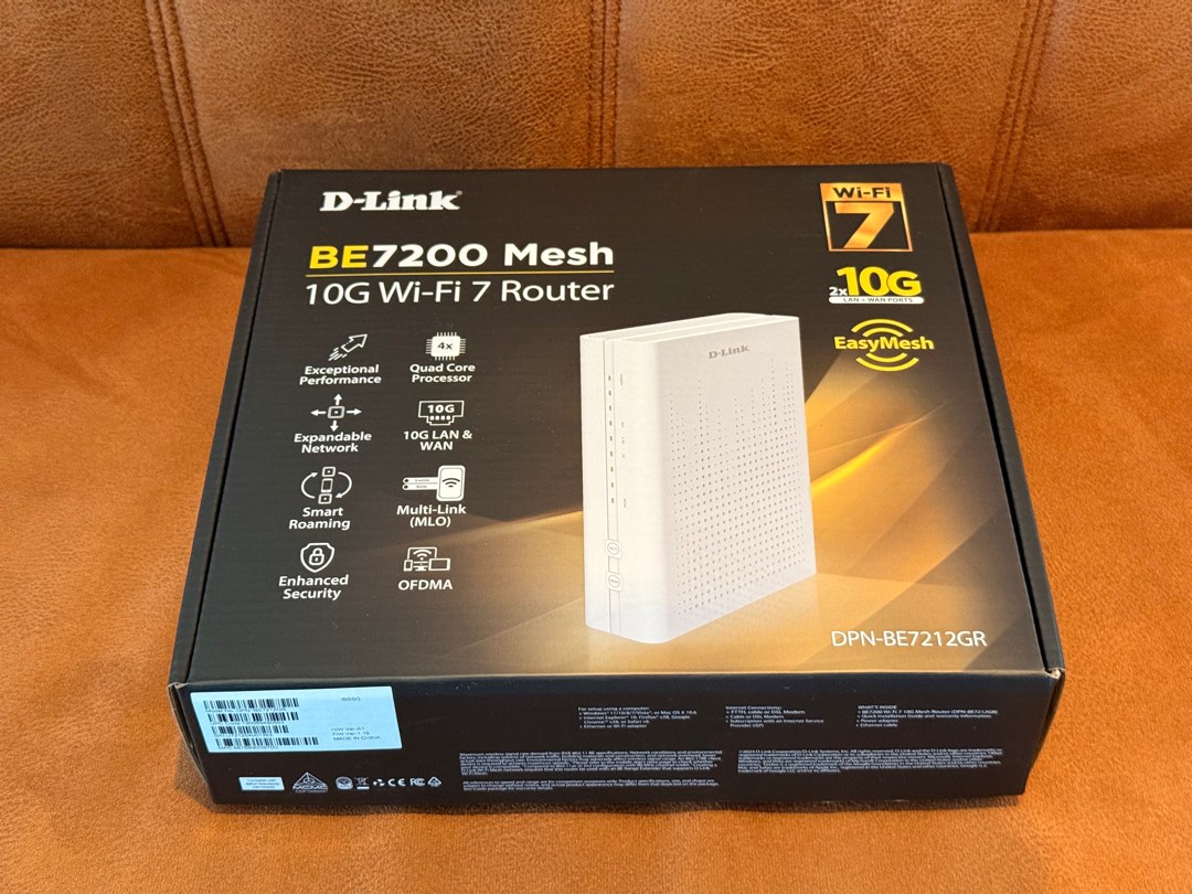 D-Link BE7200 Mesh 10G Wi-Fi 7 Router, Computers & Tech, Parts & Accessories, Networking on ...