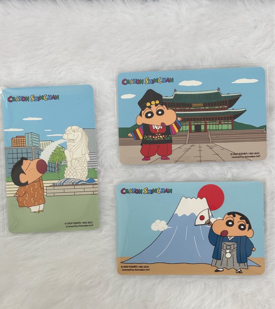 Ezlink card crayon shin chan, Hobbies & Toys, Toys & Games on Carousell
