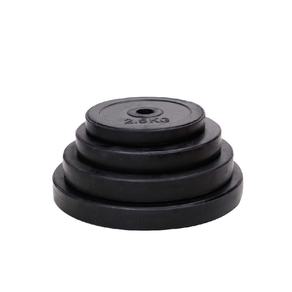[FREE DELIVERY] 1 Inch Rubberised Weight Plate / Home Gym / Dumbbell ...