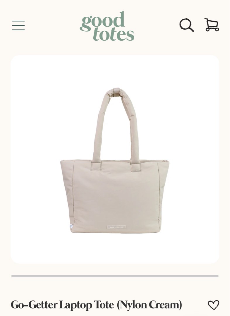 Good Totes Go-Getter Laptop Tote, Women's Fashion, Bags & Wallets, Tote ...