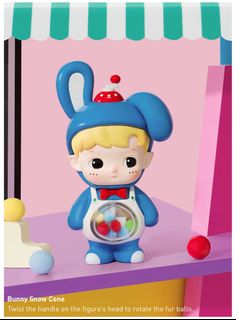 popmart hacipupu rolling time machine bunny snow cone, Hobbies & Toys ...
