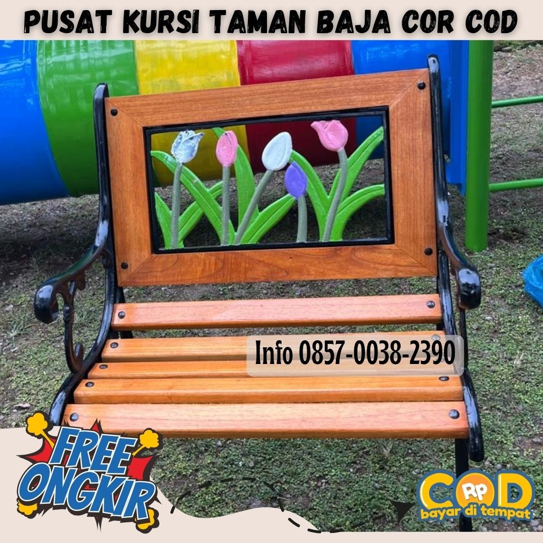 Hub 0857-0038-2390 Pusat Bangku Taman Cor Beton Furniture Besi ...