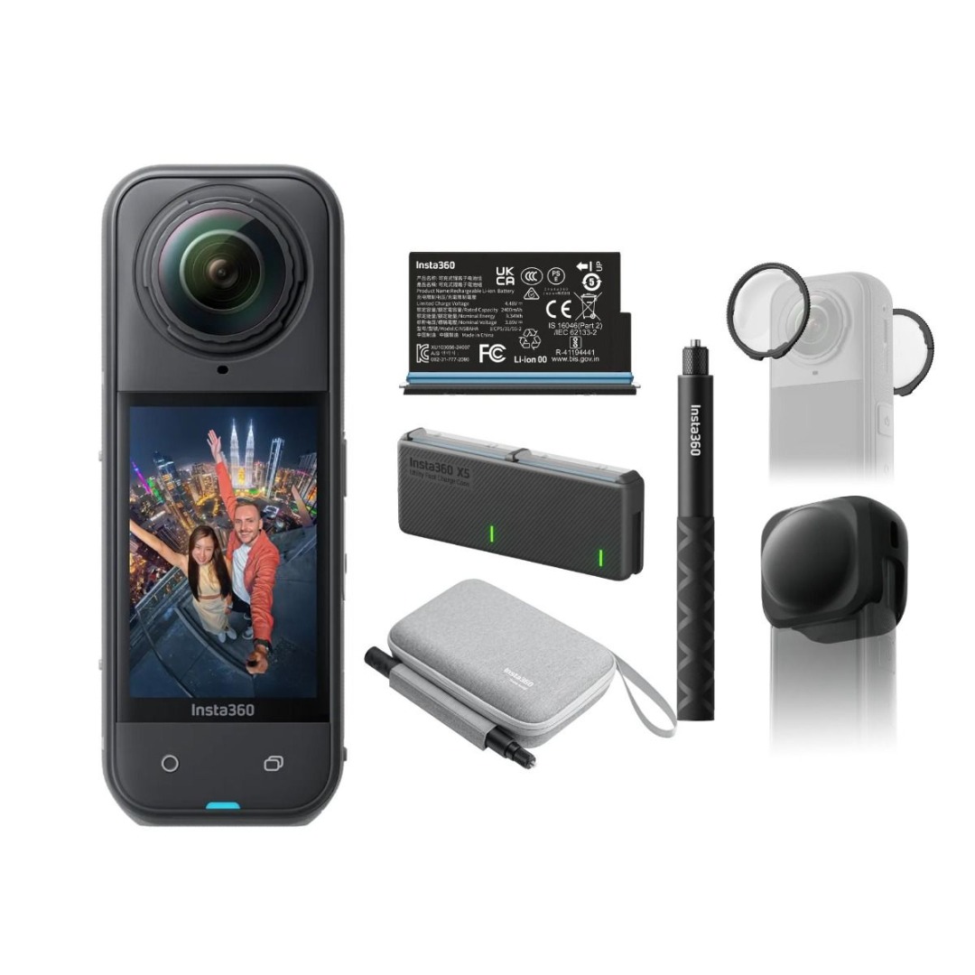 free*INSTA360 X5 ESSENTIAL BUNDLE, Photography, Cameras on Carousell