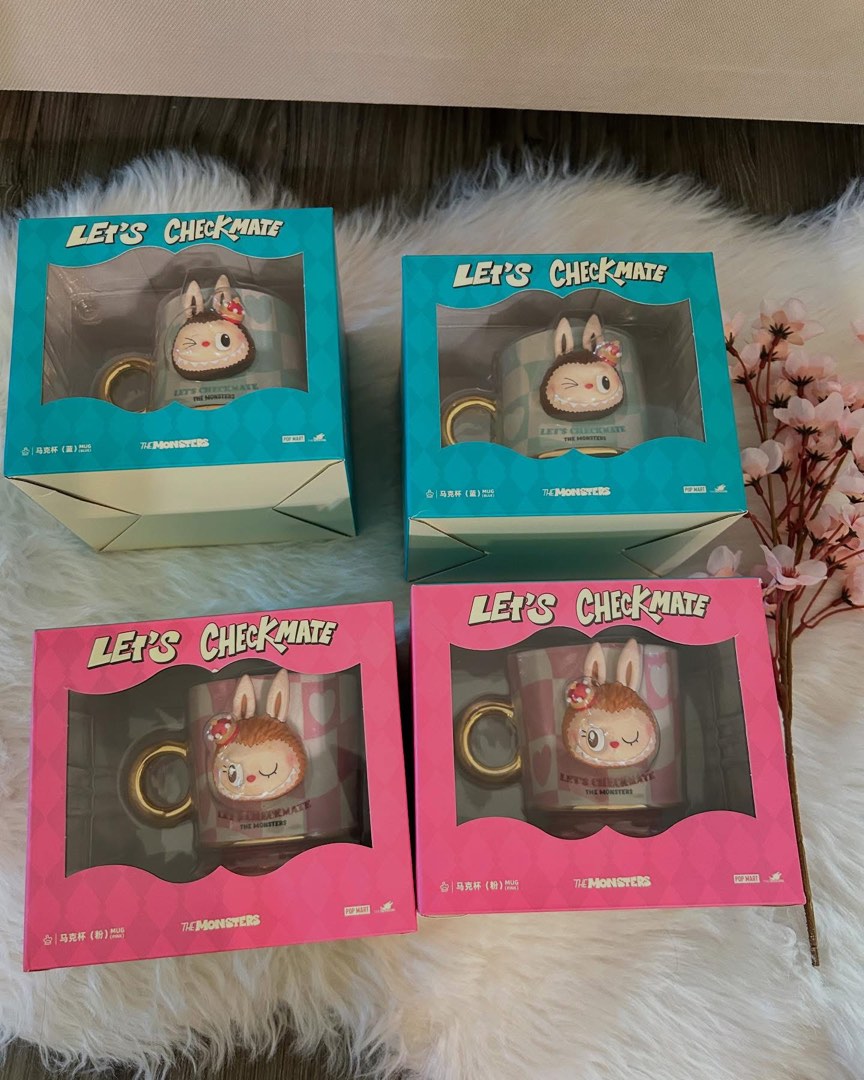 labubu checkmate mugs set, Hobbies & Toys, Memorabilia & Collectibles ...