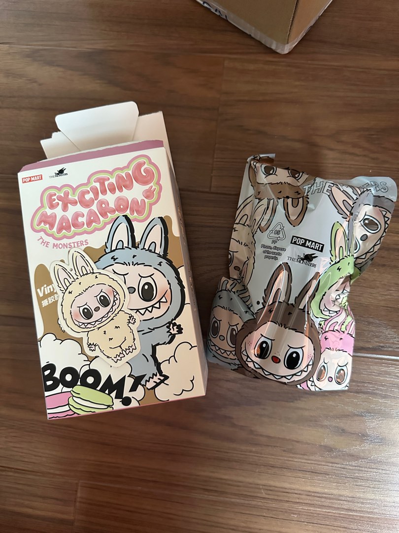 Popmart Labubu V1 tasty macaroons soymilk, Hobbies & Toys, Toys & Games ...